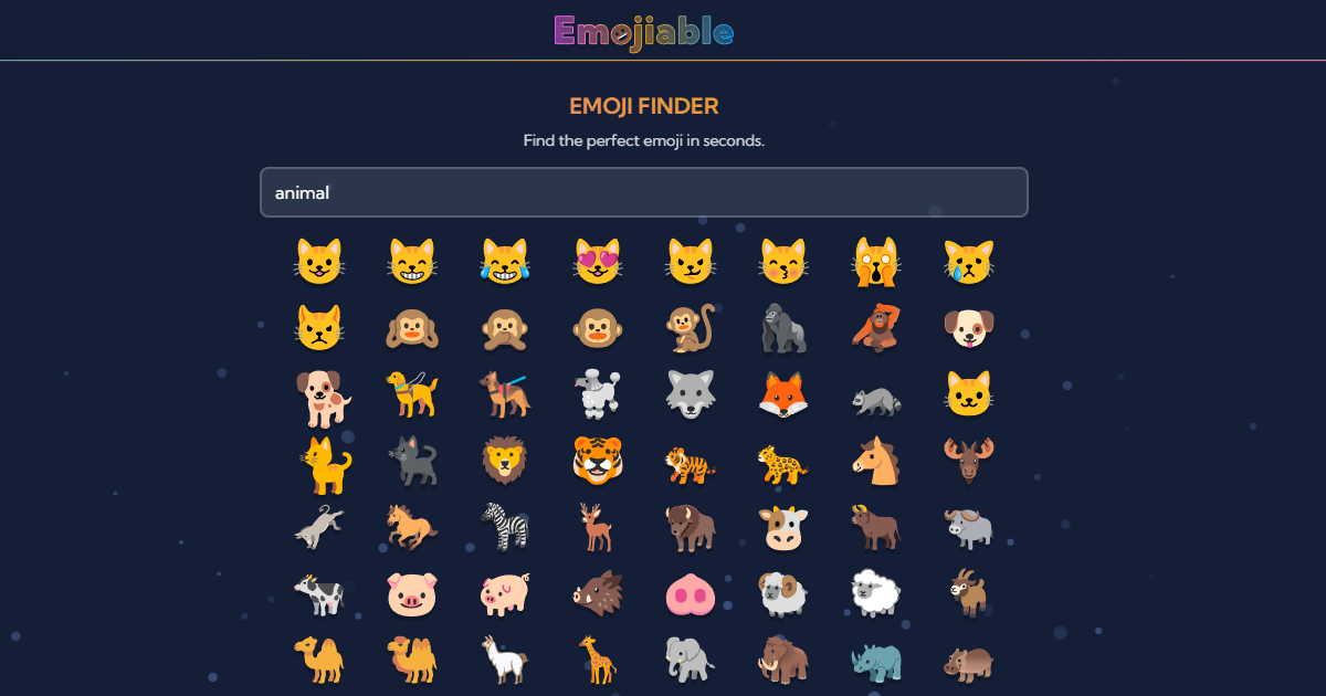 Emoji Search – Search & Discover Emojis Fast